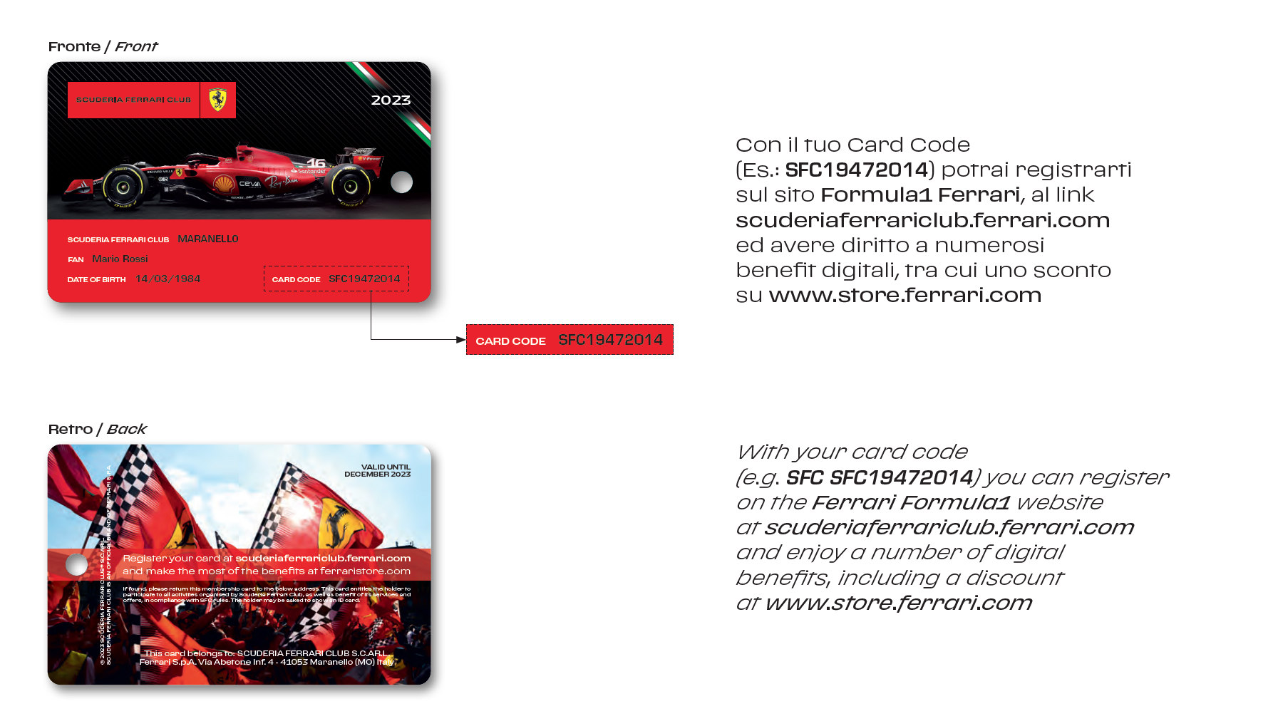 Previous SFC Welcome Kits – Scuderia Ferrari Club Orlando