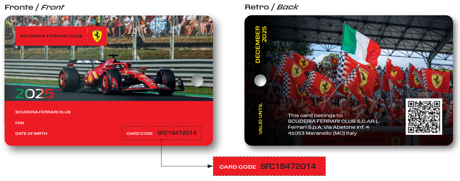 How to Activate Your SFC ID CardUsing Your Scuderia Ferrari App ...