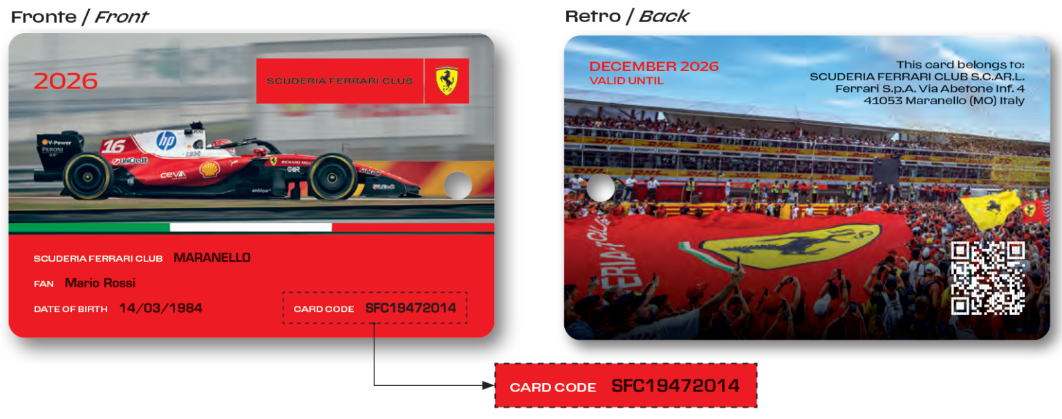 2026 Welcome Kit – Scuderia Ferrari Club Orlando